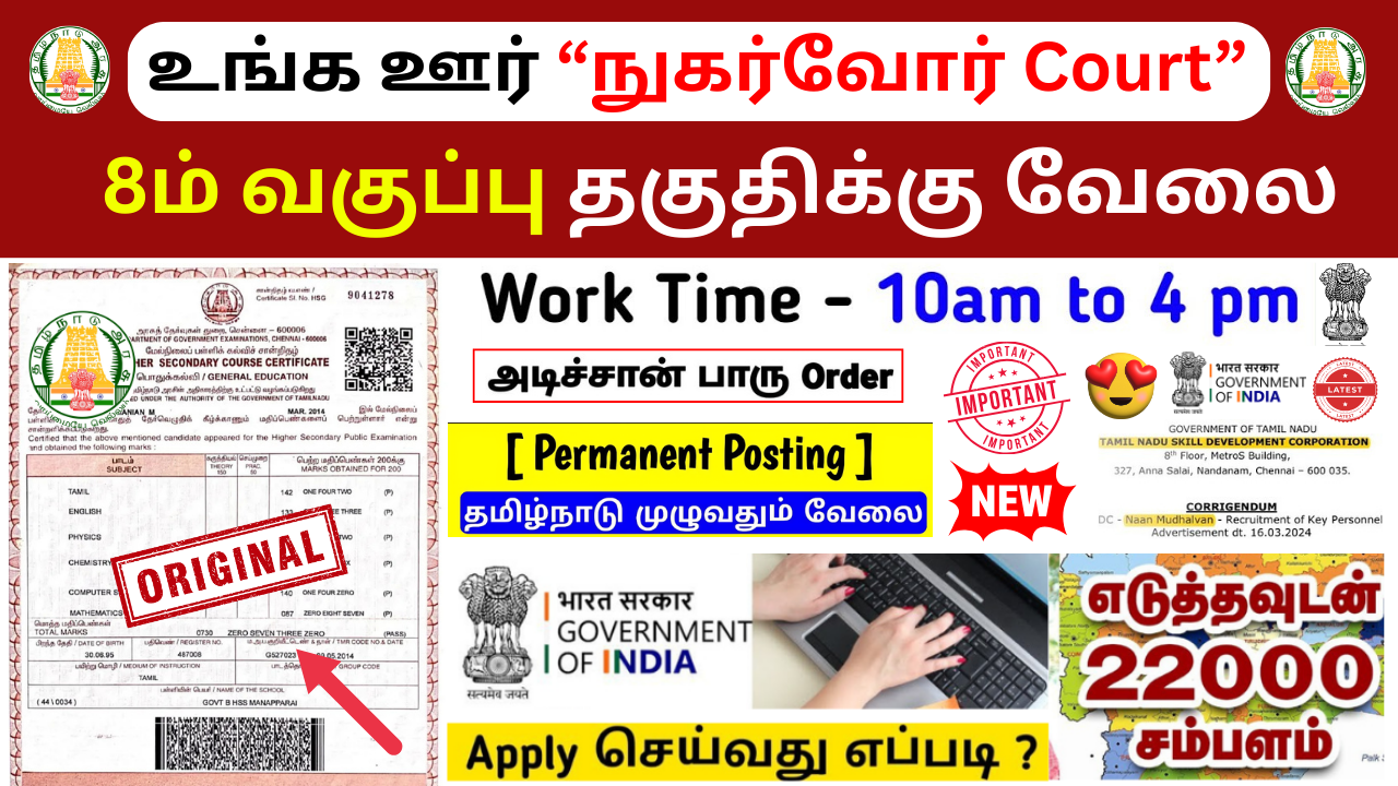 DCDRC Court Recruitment 2025 - Sai Vikram Academy